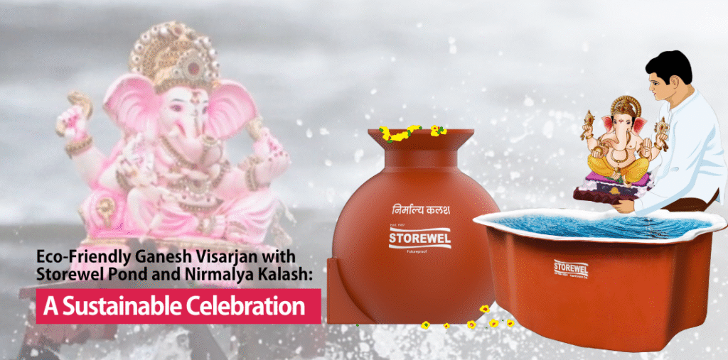 Eco-Friendly Ganesh Visarjan with Storewel Pond and Nirmalya Kalash